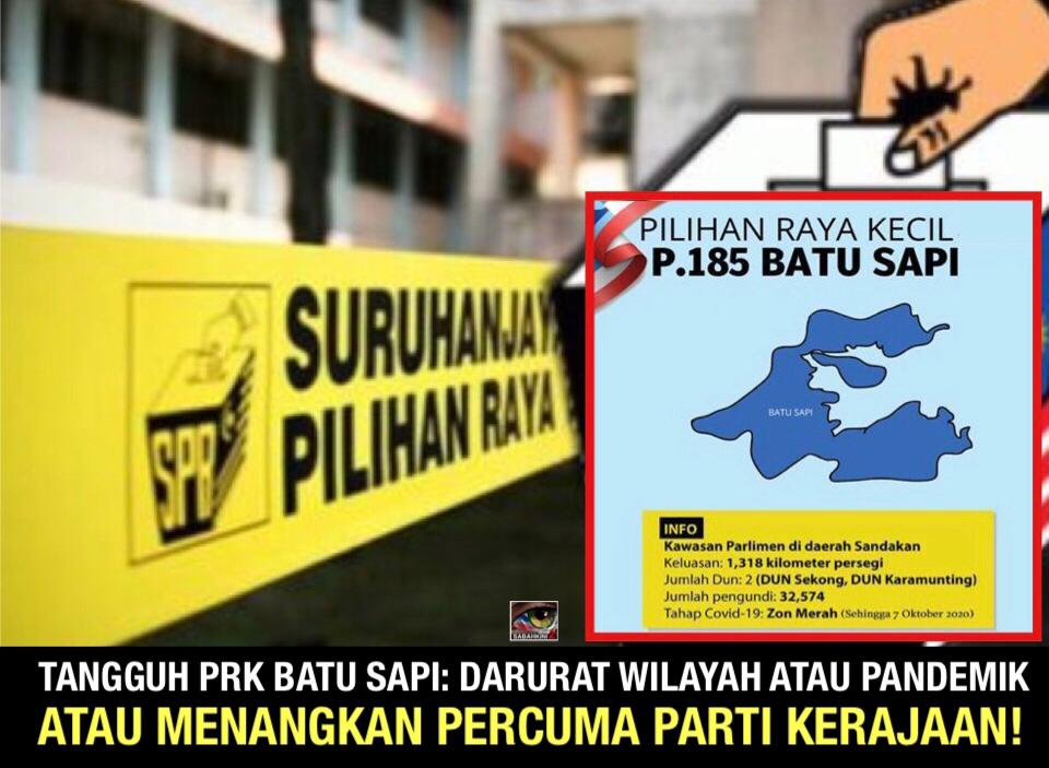 Tangguh PRK Batu Sapi: Darurat ‘Wilayah’, Pandemik atau Warisan tarik ...