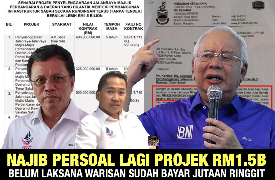 Hipokrasi 4: Najib persoal lagi projek RM1.5b belum laksana Warisan ...