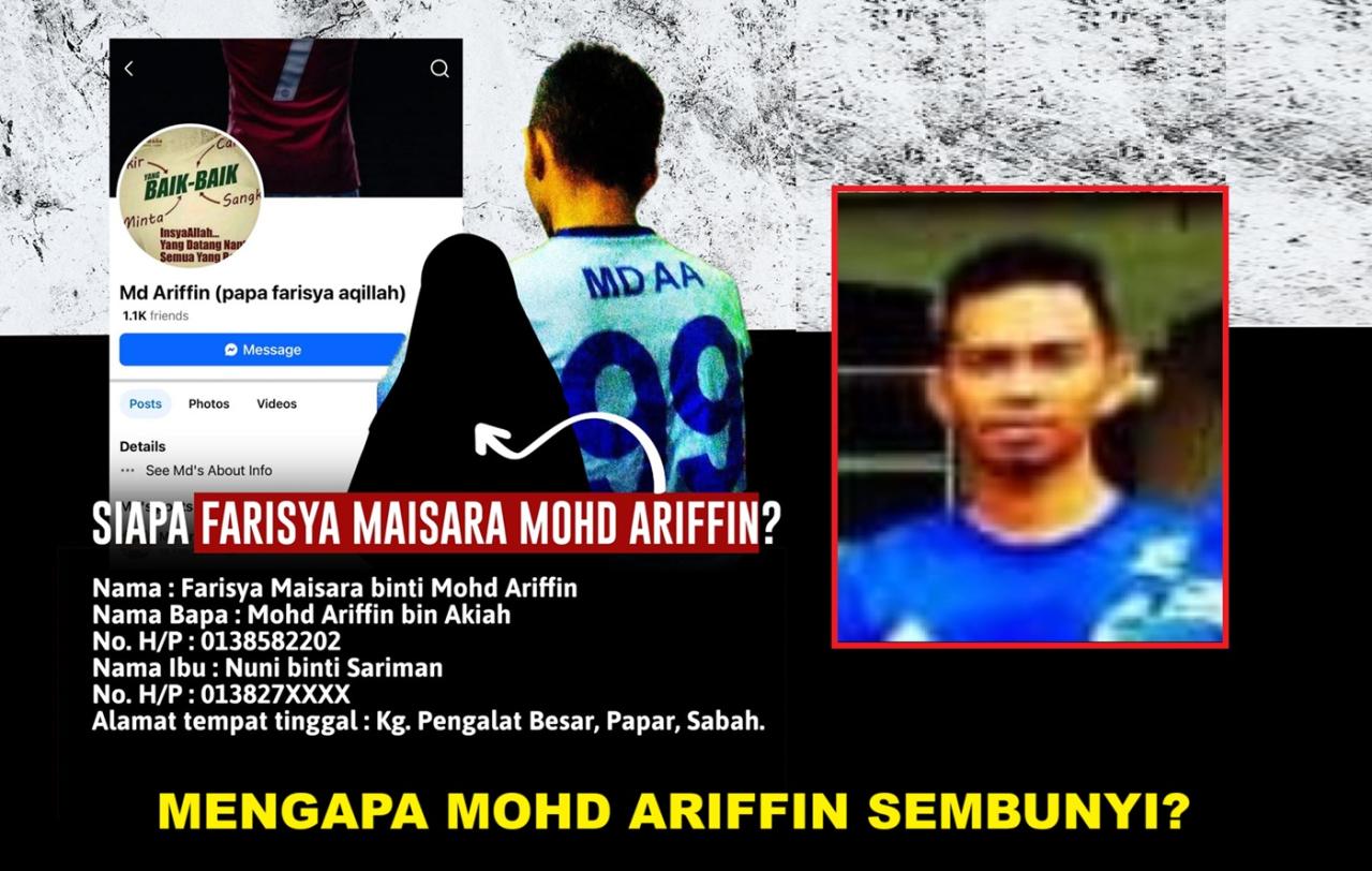 Kes Zara: Terbukti Farisya Maisara bukan anak Datuk Mohd Arifin Arif tapi anak Mohd Ariffin Akiah!